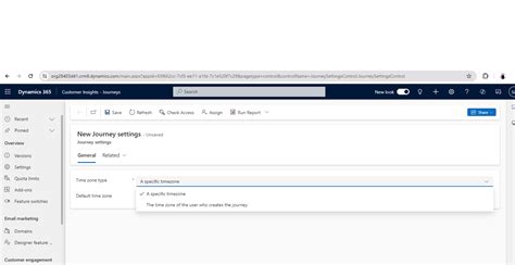 Tip Setting Default Time Zone For Real Time Journeys In Customer