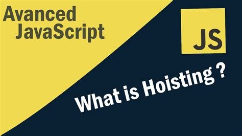 Javascript Hoisting In 2 Minutes Youtube