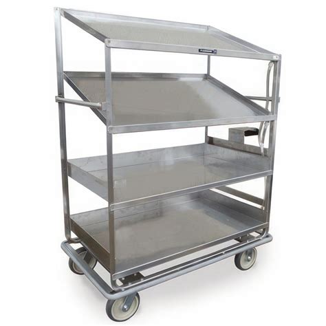 Lakeside 1000 Lb Max Load Capacity 4 Shelves Dish Breakdown Cart