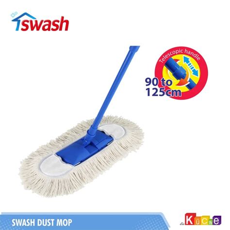 Jual Swash Dust Mop W Telescopic Handle Alat Pel Dengan Gagang