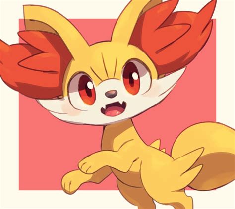 Fennekin Pokemon Drawn By Makoto Ikemu Danbooru