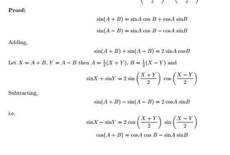 Proofs Mathematical Sciences