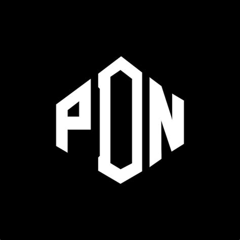Premium Vector Pdn Letter Logo Design With Polygon Shape Pdn Polygon