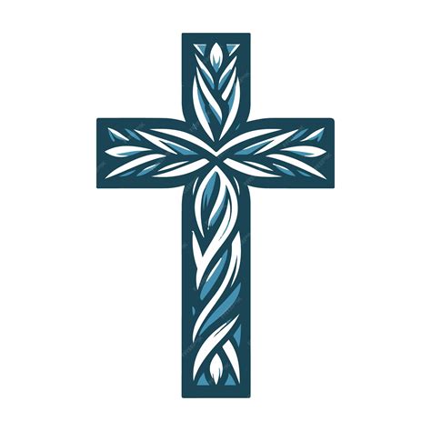 Cross Silhouette Vector Premium Ai Generated Vector