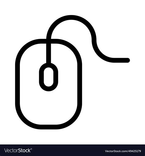 Mouse Used To Move The Cursor On Screen Royalty Free Vector