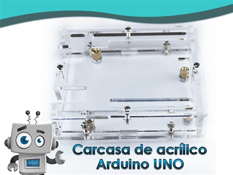 Carcasa de acrílico Arduino Uno R3 App Tek
