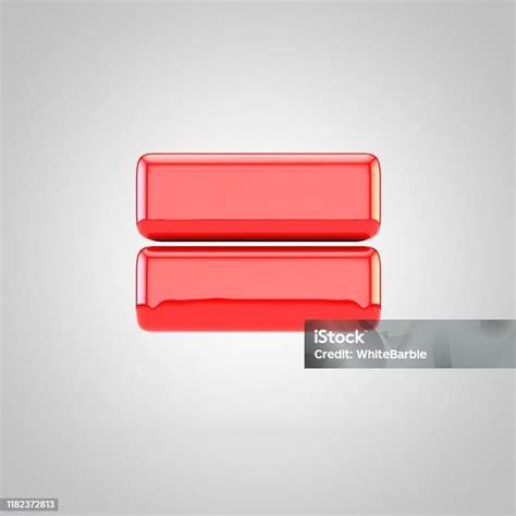 3d 빨간색은 기호 격리 흰색 배경과 같습니다 0명에 대한 스톡 사진 및 기타 이미지 0명 3차원 형태 금속의 Istock