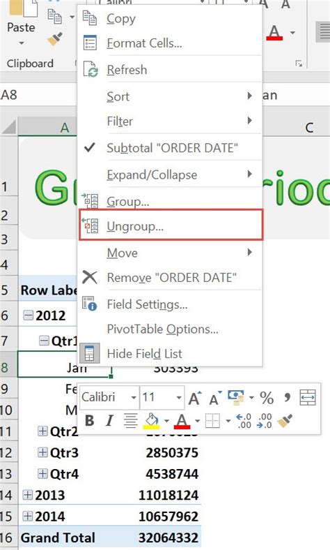 Group Periods In Microsoft Excel Pivot Tables MyExcelOnline