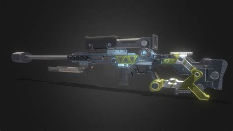 Sci Fi Pindad Spr 3 Buy Royalty Free 3d Model By Rzyas [6b41bc8