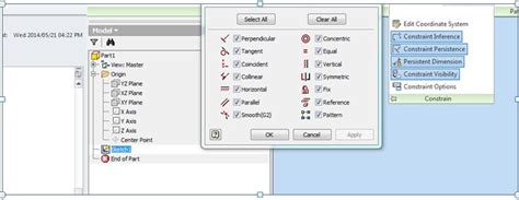 Solved Inventor Constraint Visibility Autodesk Community