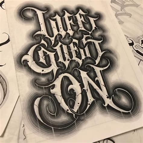 Tattoo Lettering Fonts Fonts To Draw Gangster Tattoo Fonts