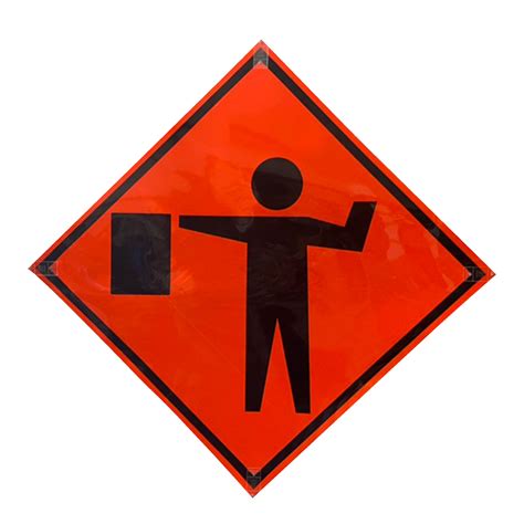 3m Diamond Grade Flagger Ahead Road Safety Manufacturing