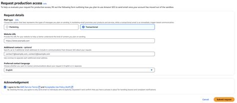 email and domain identity verification in aws ses