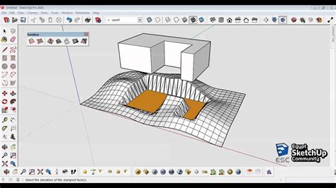 Block On A Surface Sketchup Youtube