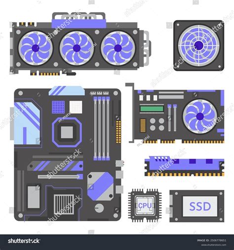 56 188 Computer Parts Isolated Stock Vectors And Vector Art Shutterstock