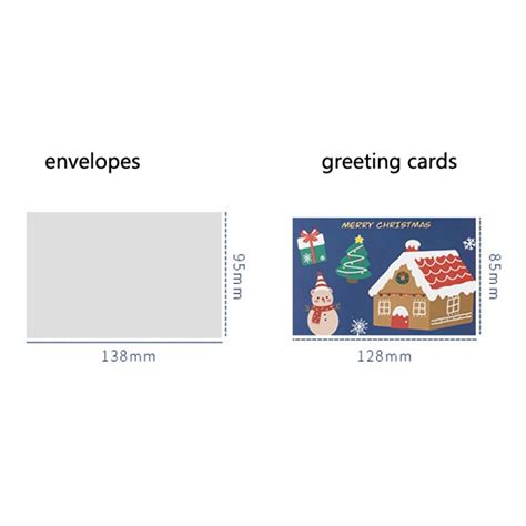 10 세트 귀여운 만화 어린이 크리스마스 Bronzing 축복 인사말 카드 실행 기차