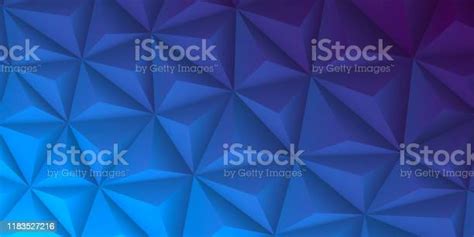 추상 기하학적 텍스처 낮은 폴리 배경 다각형 모자이크 파란색 그라데이션 0명에 대한 스톡 벡터 아트 및 기타 이미지 0명 2차 도형 3차원 형태 Istock