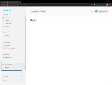 modify the nav menu vendure docs