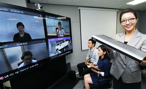Lg전자 다자간 화상회의시스템 V5500 출시 Lg전자가 비즈니스환경에 최적화된 다자간 화상회의시스템 Flickr