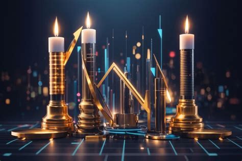 Premium Photo Futuristic Digital Transformation Soaring Arrow Chart