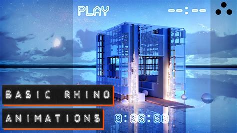 How To Create Rhino Animations Fly Through And Turntable Youtube