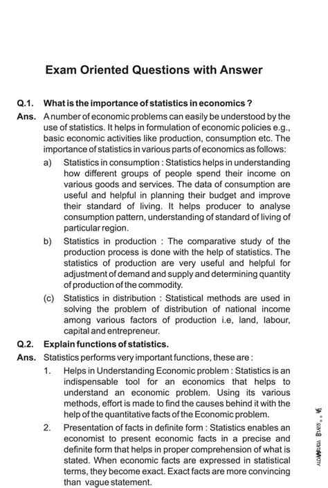 Statistics For Economics Notes For Class 11 Economics Pdf Oneedu24