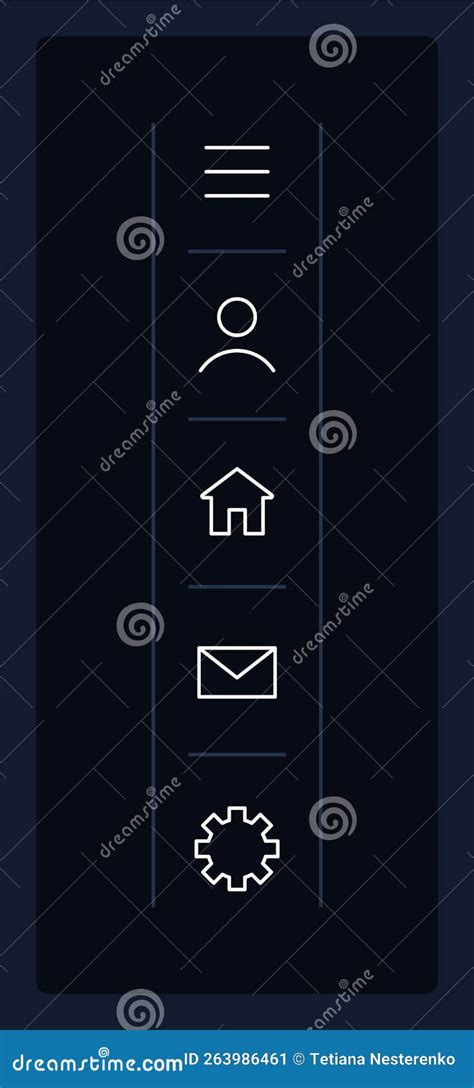 App Sidebar Menu Concept Wireframes Screens Dashboard Ui And Ux