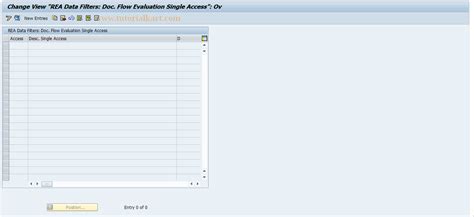 J LRREN SAP Tcode IMG Activity Single Access Document Flow