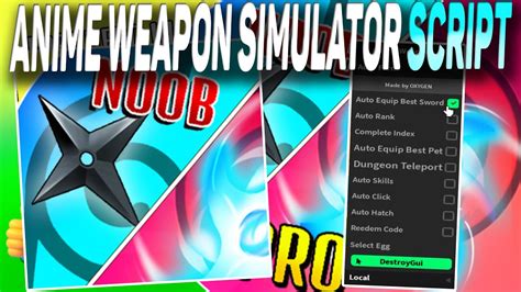Script Anime Weapon Simulator Khám Phá Công Cụ Bí Mật Để Thành Thạo Trò Chơi