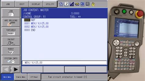 Robot Programming Products Teach Pendants Software And Direct Teaching