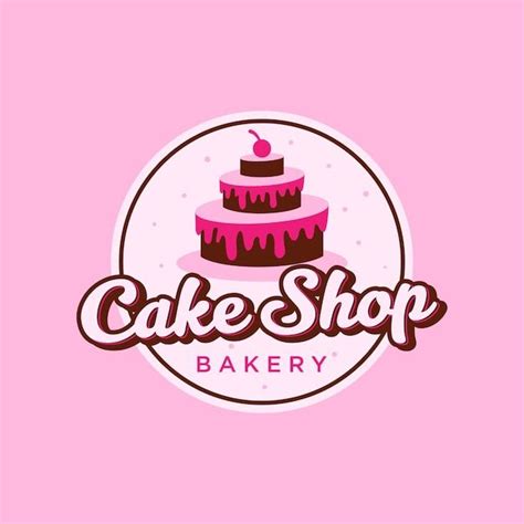 Premium Vector Sweet Cake Bakery Shop Logo Cake Bakery Shop Cake