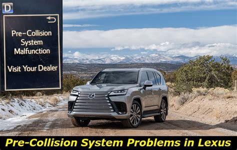 Pre Collision System Malfunction In Lexus What Should You Do