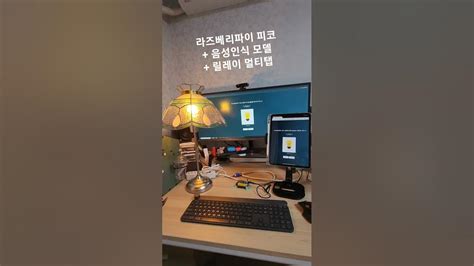 라즈베리파이 피코 음성인식 릴레이 모듈 테스트 Youtube