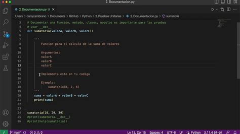2 Python Pruebas Unitarias Documentacion Para Pruebas Unitarias Python Youtube