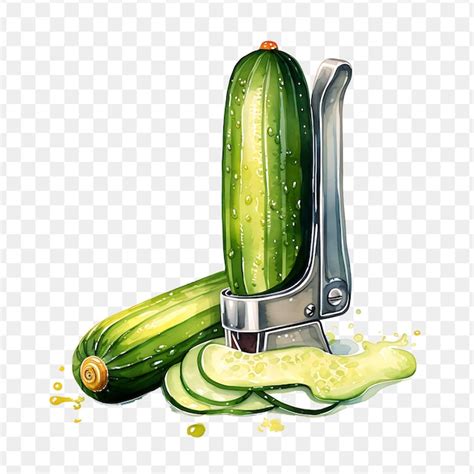 Premium Psd A Knife With A Knife On It That Says Cucumber On It