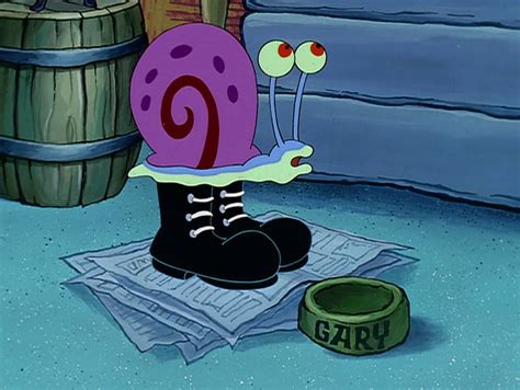 Spongebob Verdrietig Gary