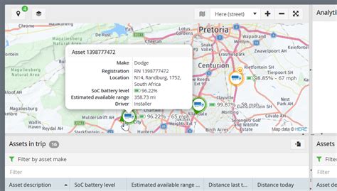 View Location Of Electric Vehicles On A Map Powerfleet Knowledge
