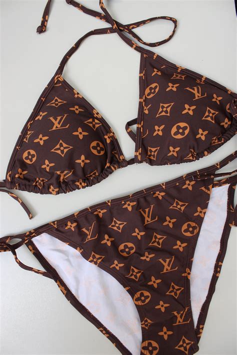 Shopping Now Louis Vuitton Inspired Bikini Swimsuit LV Bikini Louis Vuitton Swimwear Bikini