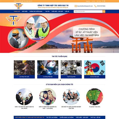 source code theme wordpress công ty xuất khẩu lao động 05 2025 themevip