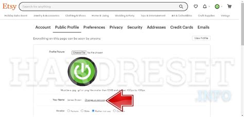 How To Change First Name On Etsy HardReset Info