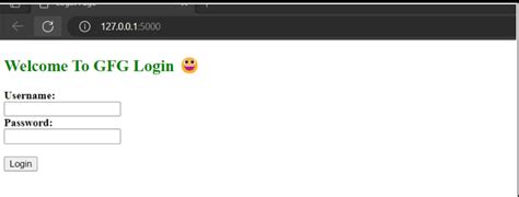 How To Store Username And Password In Flask Geeksforgeeks