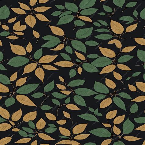 Premium Photo Tree Leaves Pattern