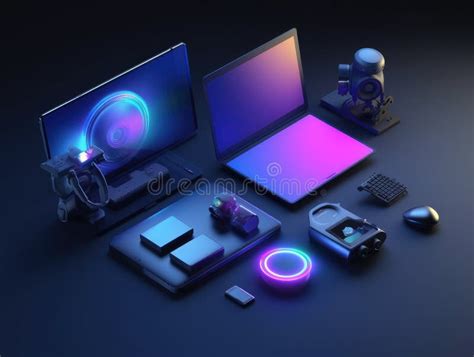 Modern And Antique Technology Devices Digital And Analog Devices