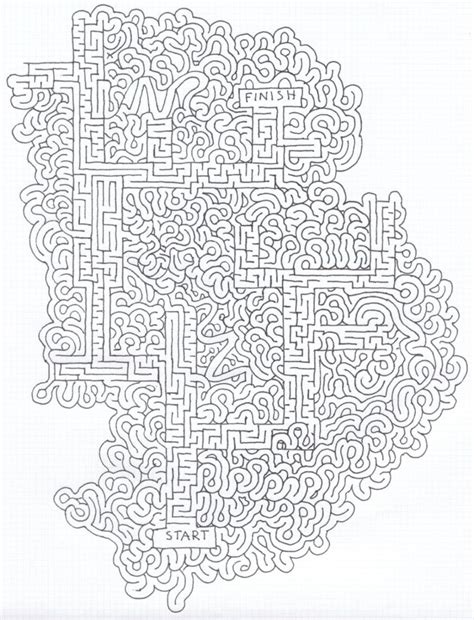 Maze Structure Maze Drawings By Dan Schmidt