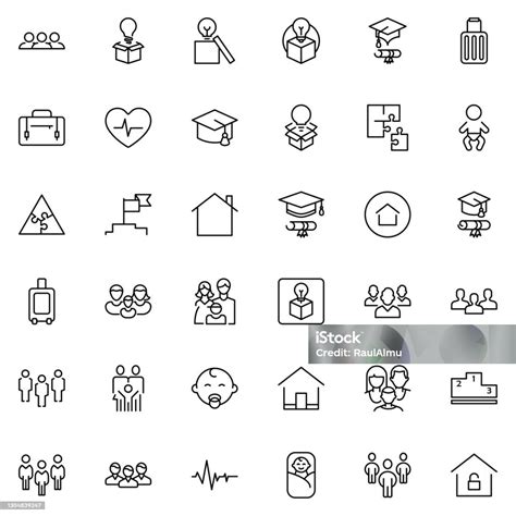 Core Values Icon Set Stock Illustration Download Image Now