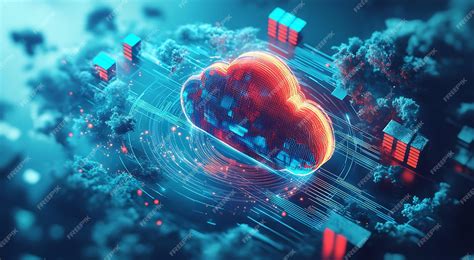 Cloud Computing The Future Of Digital Transformation Premium Ai Generated Image