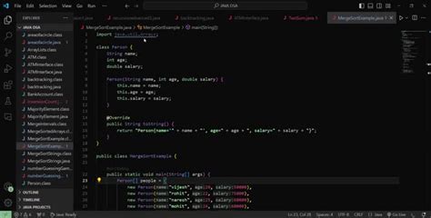 Vijesh Verma On Linkedin Day24 Placement Java Dsa Mergesort Java