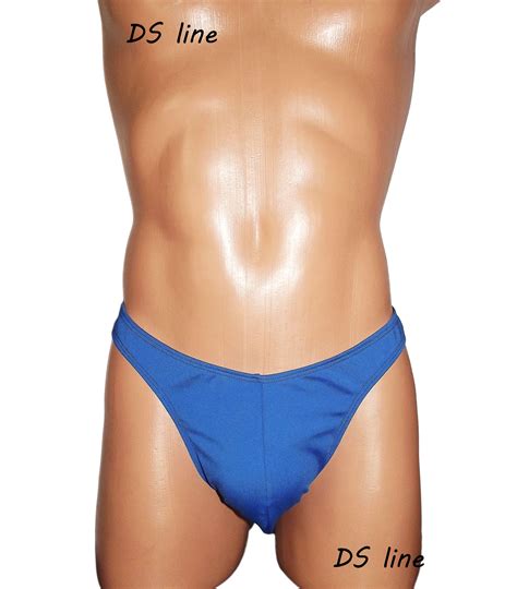 Blue Men Sexy Thong Underwear Inspire Uplift