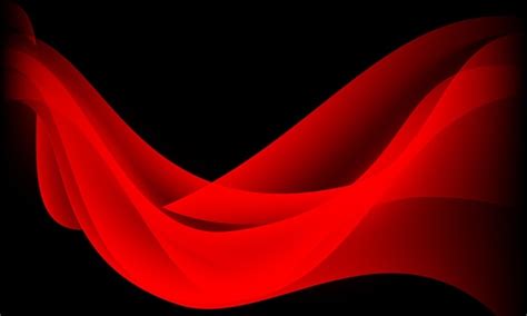 Premium Vector Abstract Red Wave Curve On Black Design Modern Luxury Futuristic Background