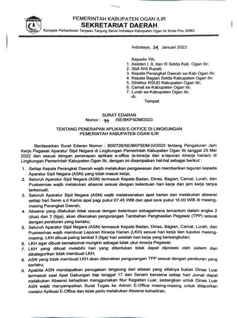 Se Penerapan Aplikasi E Office Pdf